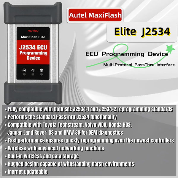 Autel MaxiFlash Elite J2534 ECU Programming Device Multi – OBD Online Shop